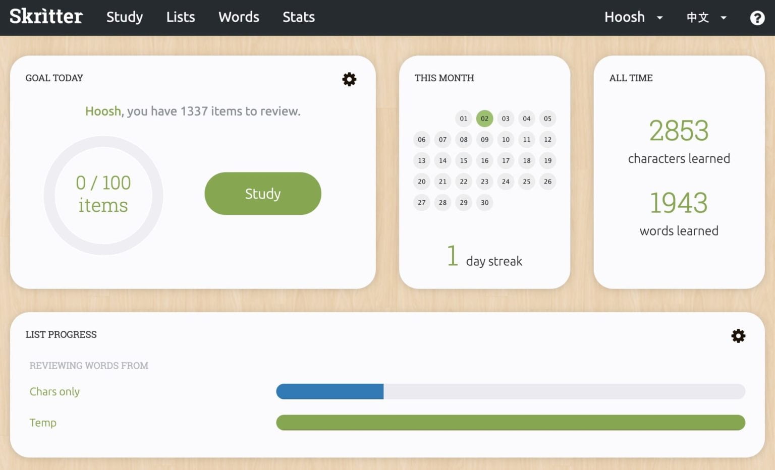Skritter Review — How I Learned 2,500 Chinese Characters